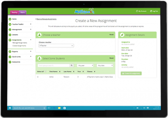 Mathseeds Student Progress - 3P Learning
